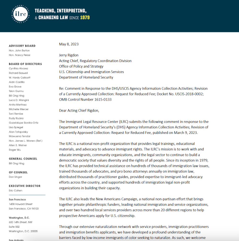 Areas of Expertise | Immigrant Legal Resource Center | ILRC