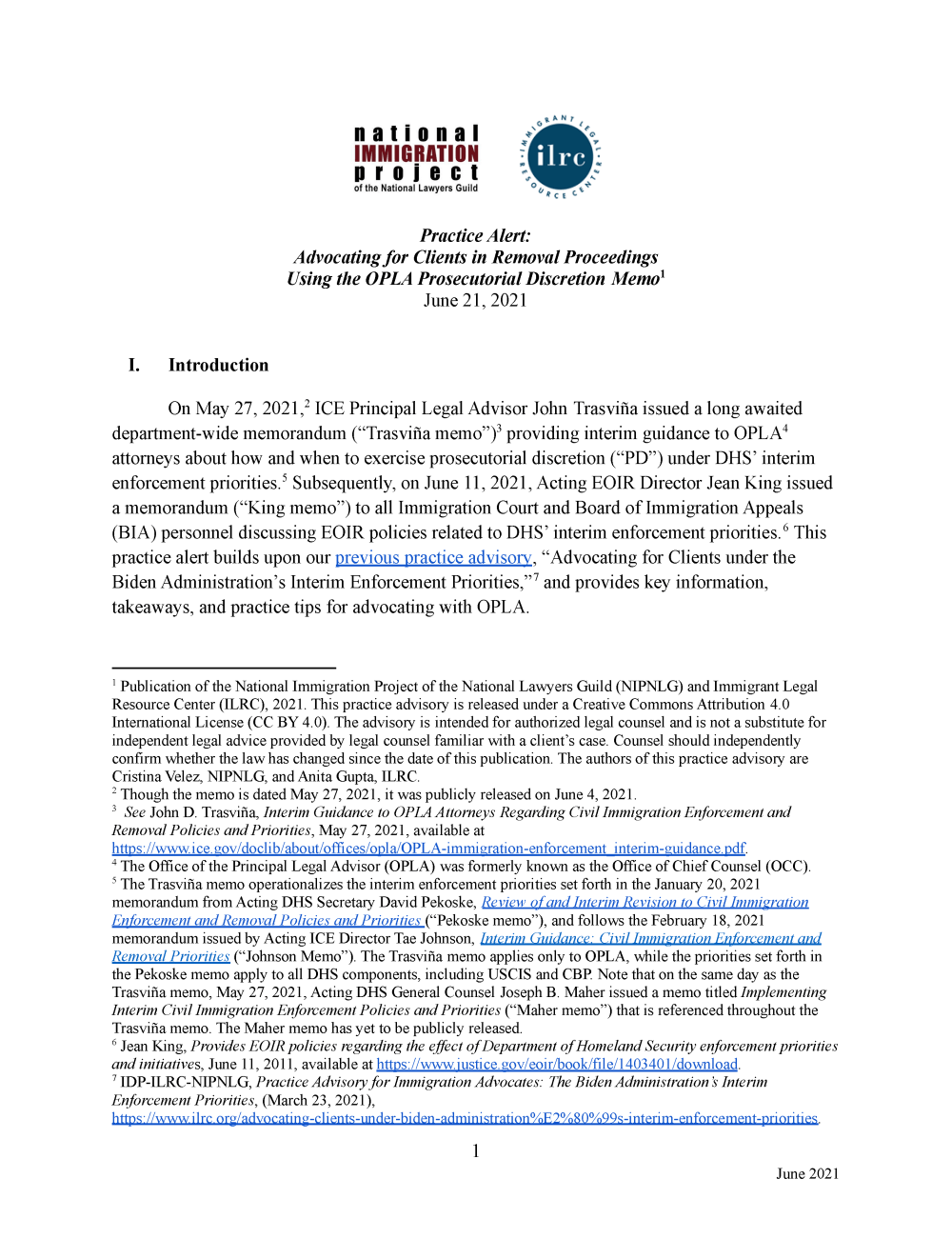 Advocating for Clients in Removal Proceedings Using the OPLA ...