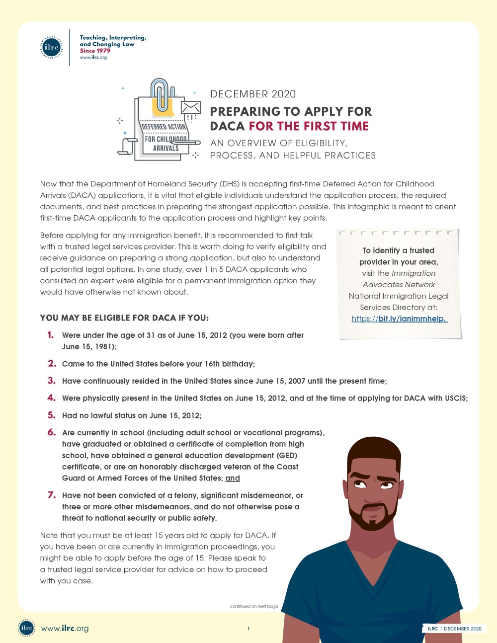 DACA Initial App Guide | Immigrant Legal Resource Center | ILRC
