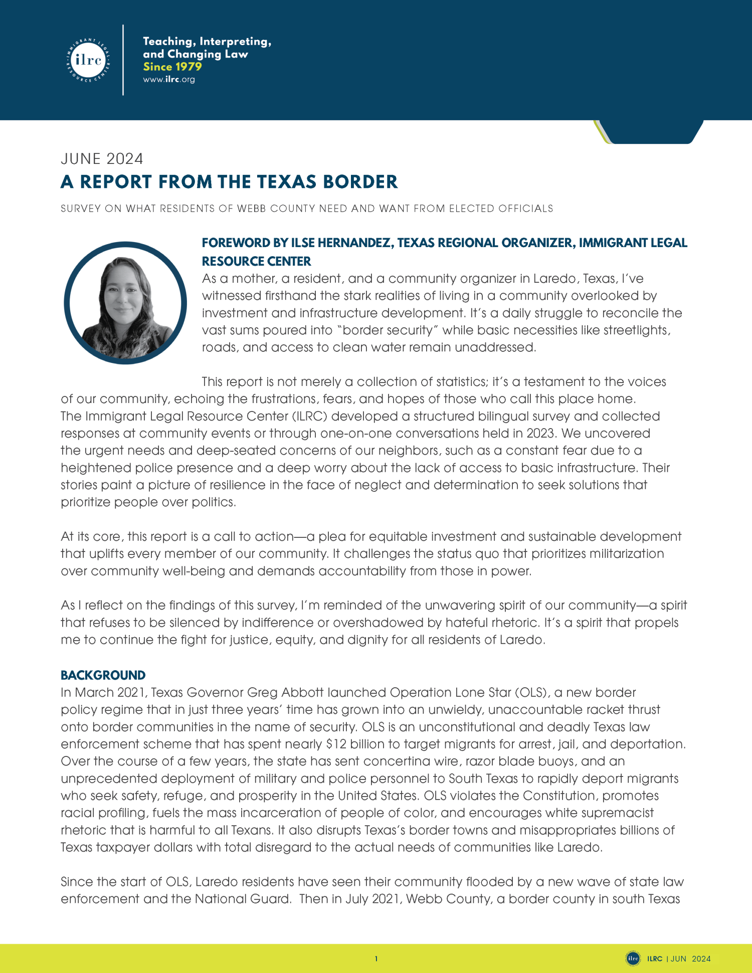 Areas of Expertise | Immigrant Legal Resource Center | ILRC