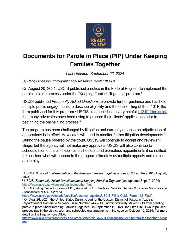Practice Advisory | Immigrant Legal Resource Center | ILRC