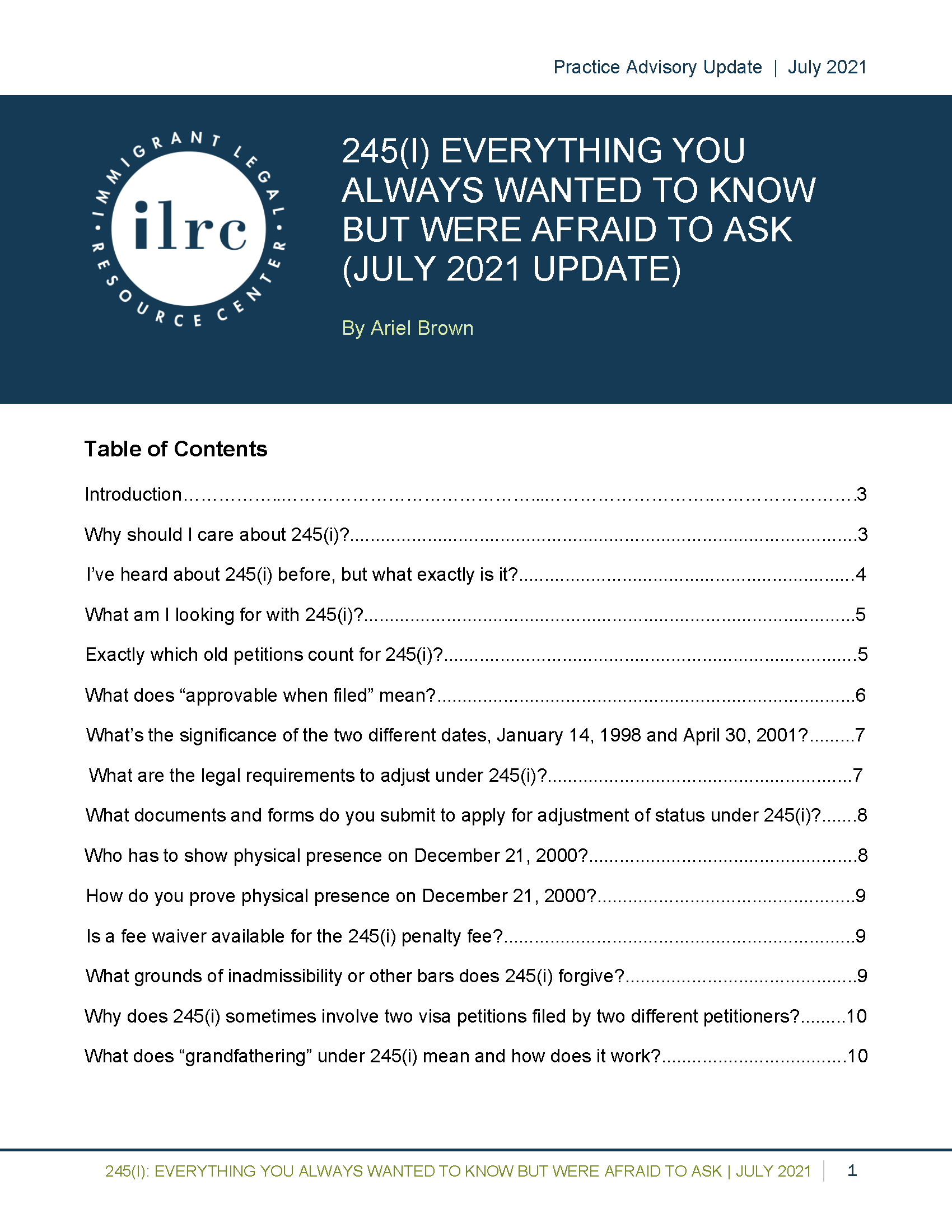 245(i): Everything You Always Wanted to Know but Were Afraid to Ask ...