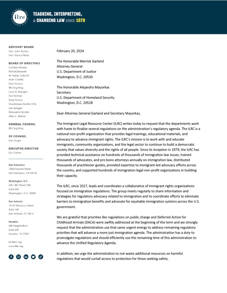 Areas of Expertise | Immigrant Legal Resource Center | ILRC