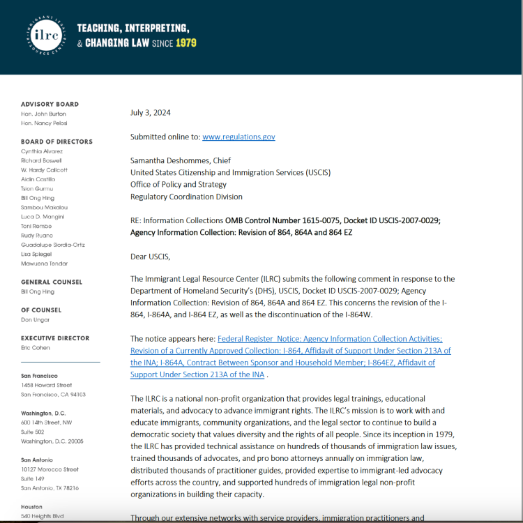 Areas of Expertise | Immigrant Legal Resource Center | ILRC