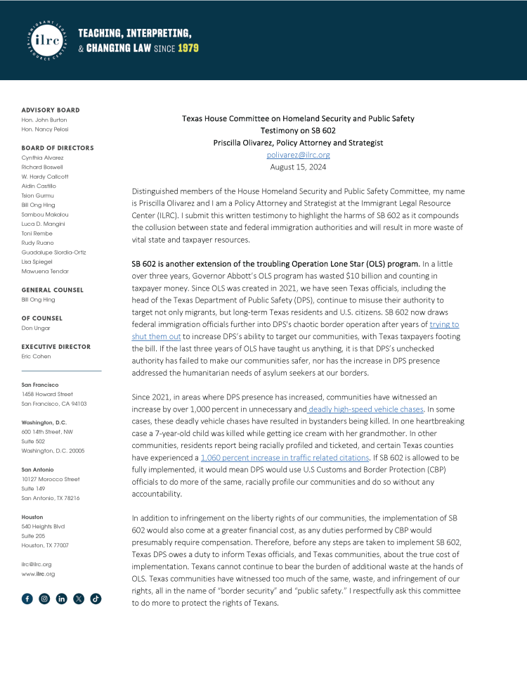 Areas of Expertise | Immigrant Legal Resource Center | ILRC