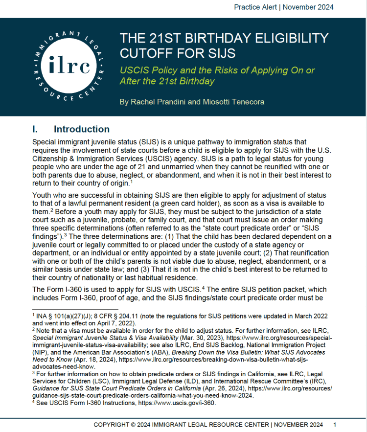 Areas of Expertise | Immigrant Legal Resource Center | ILRC