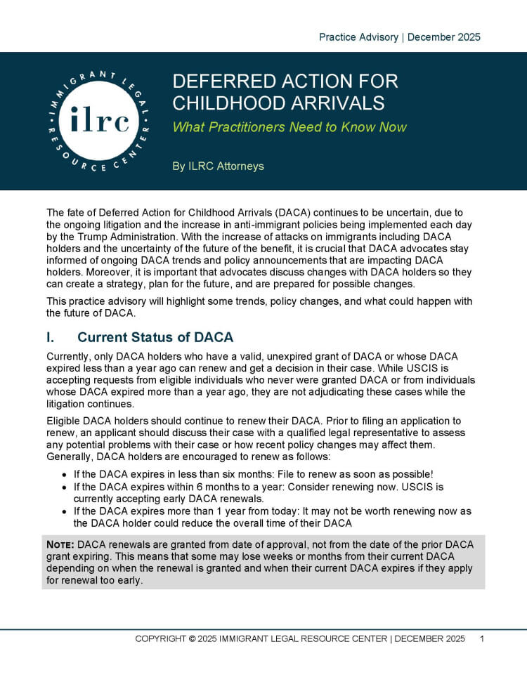 Enforcement | Immigrant Legal Resource Center | ILRC