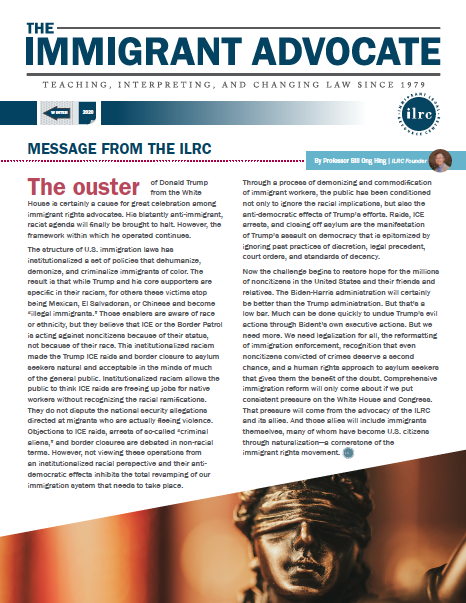 Newsletters and Annual Reports | Immigrant Legal Resource Center | ILRC